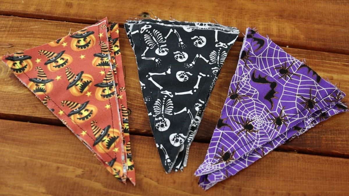Easy DIY Halloween Flag Banner - Sustainable Slow Living