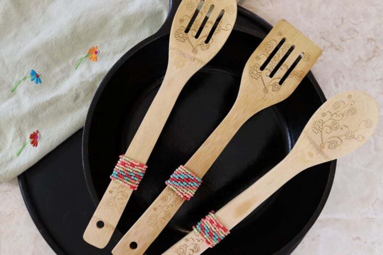 A DIY Beaded Wooden Spoon Is Going To Be Your New Favorite Kitchen ...