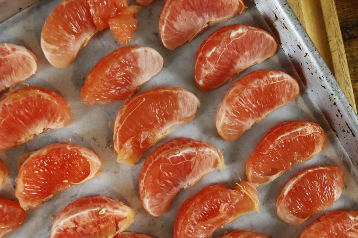 Freezing Grapefruits || How To Freeze Grapefruits - Sustainable Slow Living