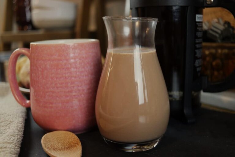 Simple Homemade Chocolate Coffee Creamer Recipe - Sustainable Slow Living