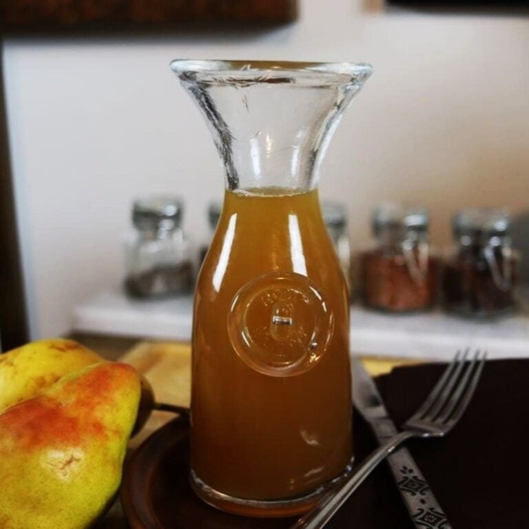 Simple Pear Syrup Recipe - Sustainable Slow Living