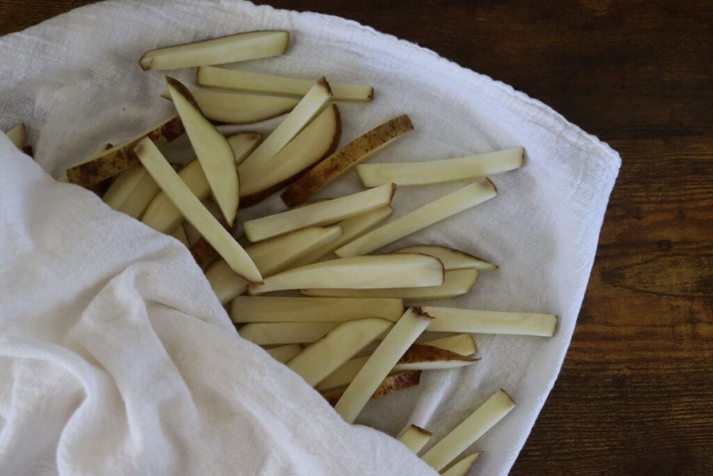 Hand Cut French Fries – Classic Double Fry Method